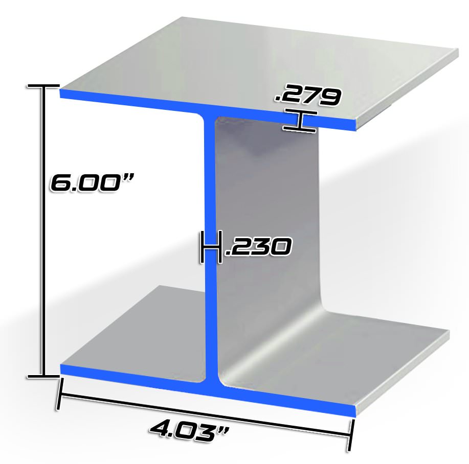 6 X 12# WF BEAM | Wheeler Metals