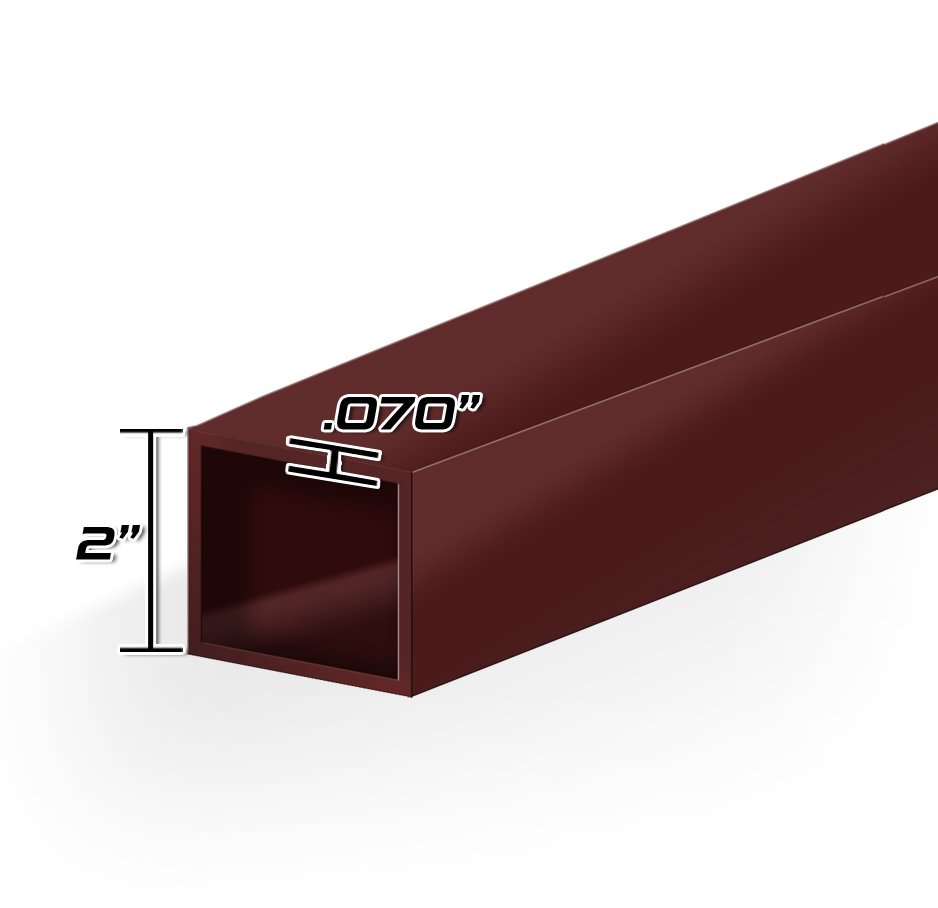 2 X 14GA SQ TUBE PNTD | Wheeler Metals
