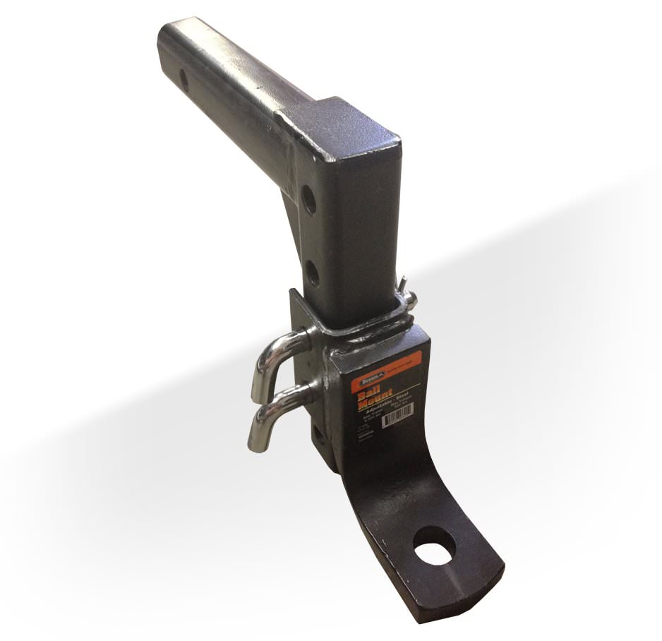 ADJUSTABLE DROP RISE BALL MOUNT | Wheeler Metals