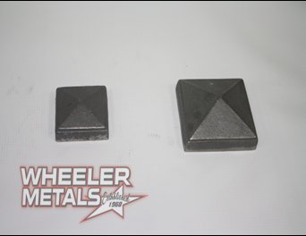 2 1/2" Square Pyramid Cap | Wheeler Metals