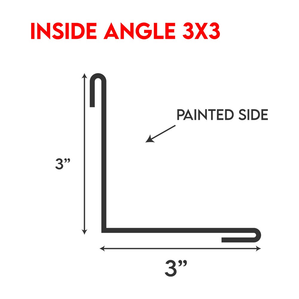Inside Angle 3x3 | Wheeler Metals