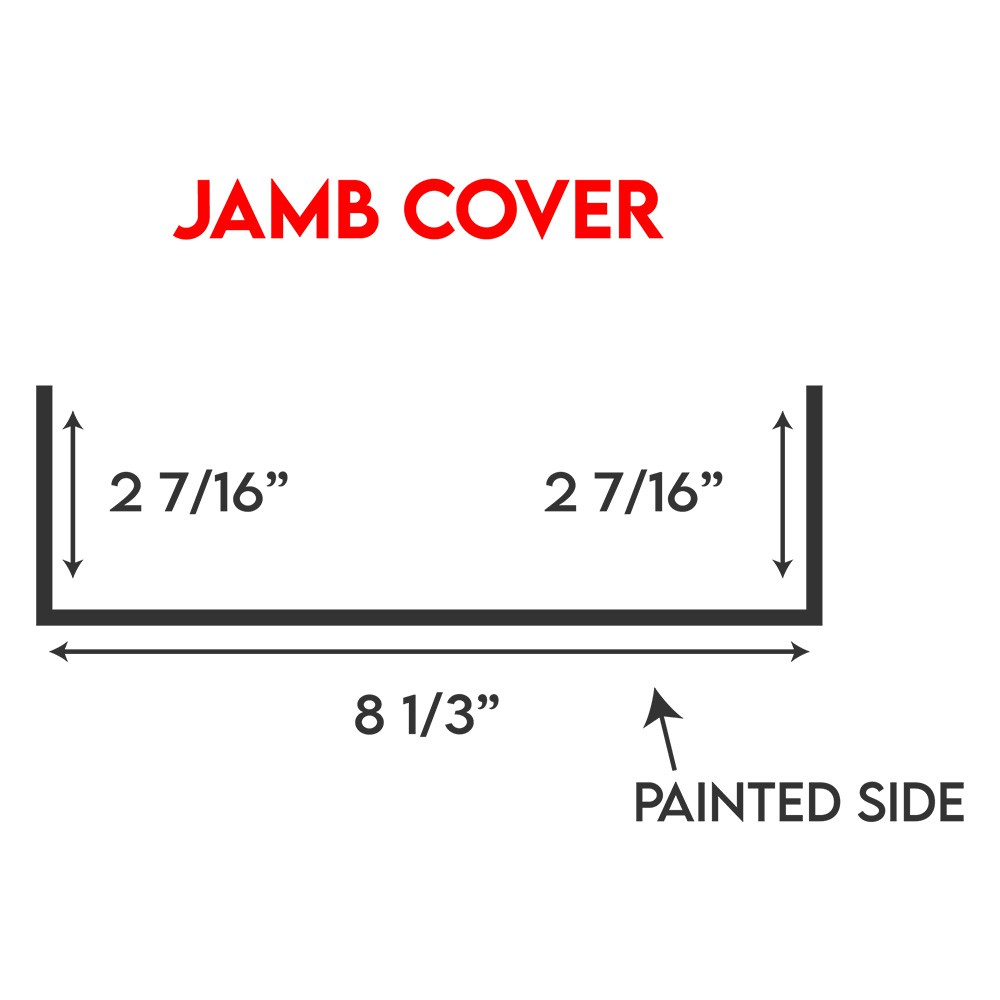 Jamb Cover 8" | Wheeler Metals