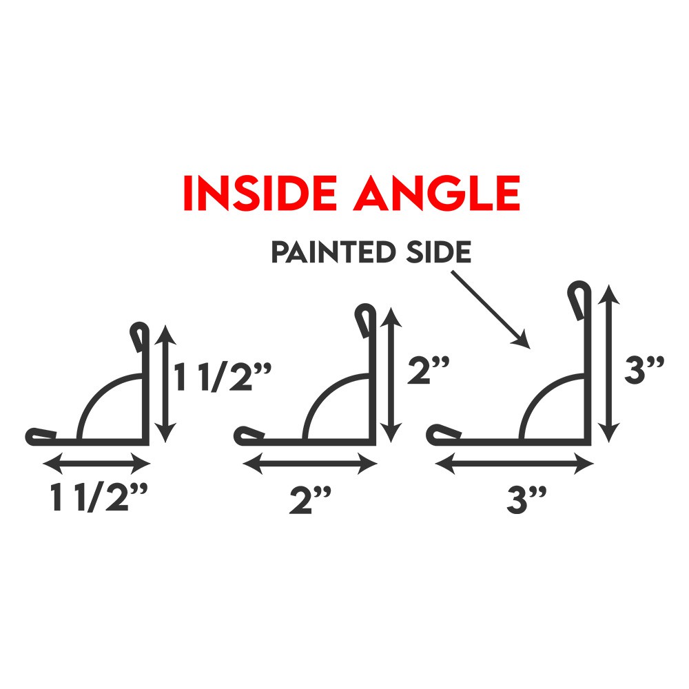 Inside Angle 3" | Wheeler Metals